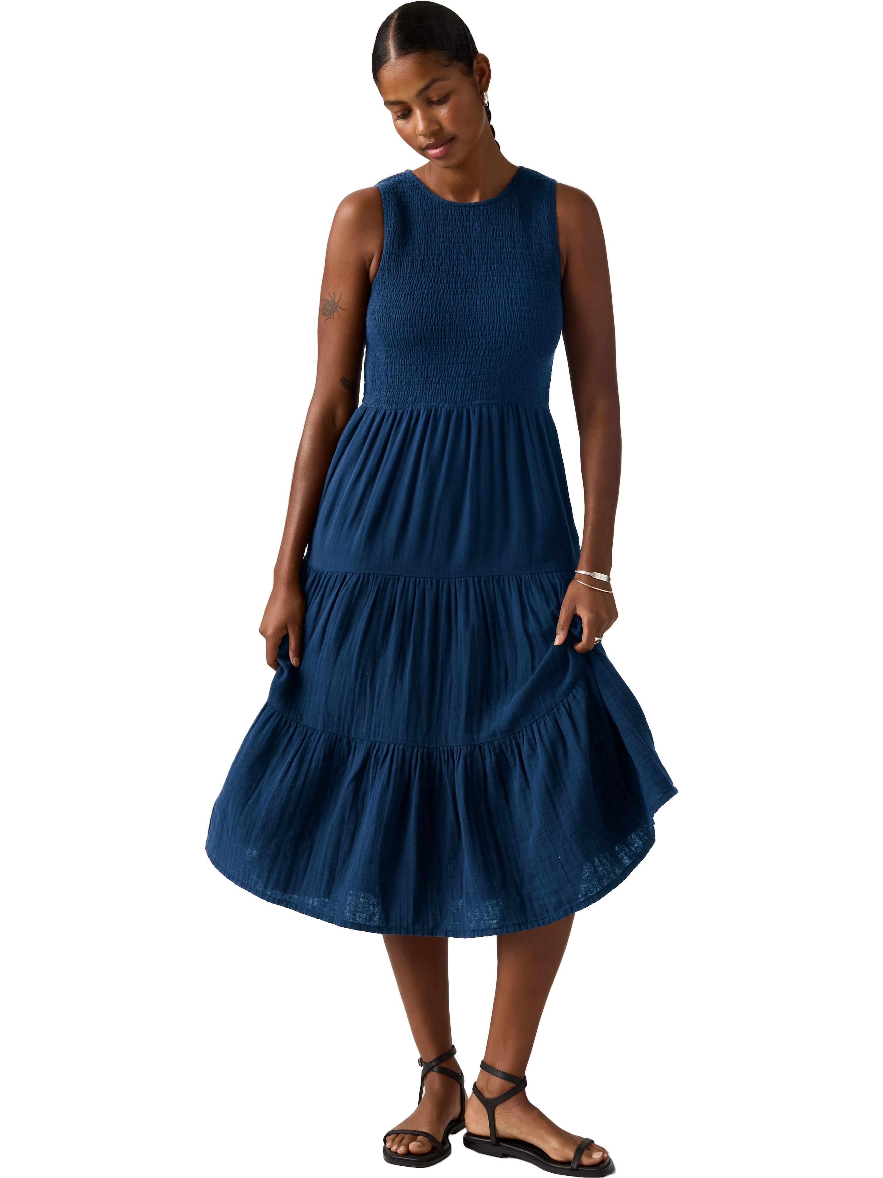 LEVI'S Levi's Cely Smocked Midi Dress